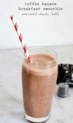 Coffee Banana Breakfast Smoothie Recipe - MyGerbs