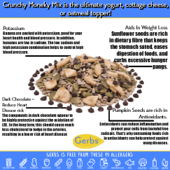24 LB of Crunchy Monkey Snack Mix - Allergy Friendly Foods - Gerbs